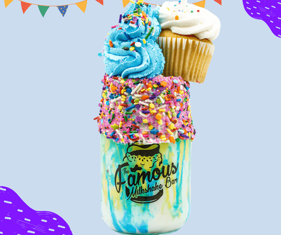 The Famous Birthday Cake – Milkshakes Make us Happy!